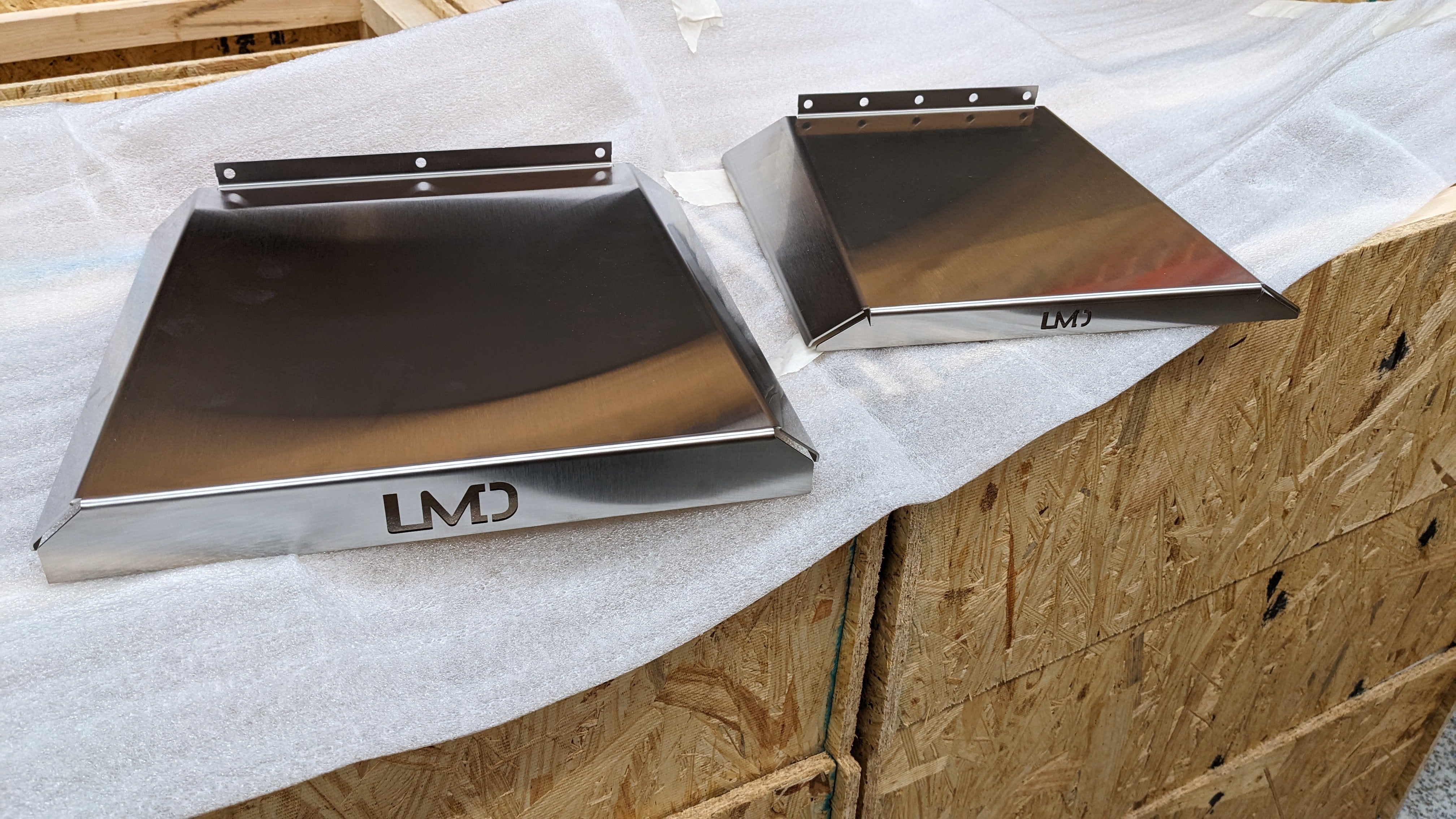Front Y axis Way Covers Stainless Steel – LMD
